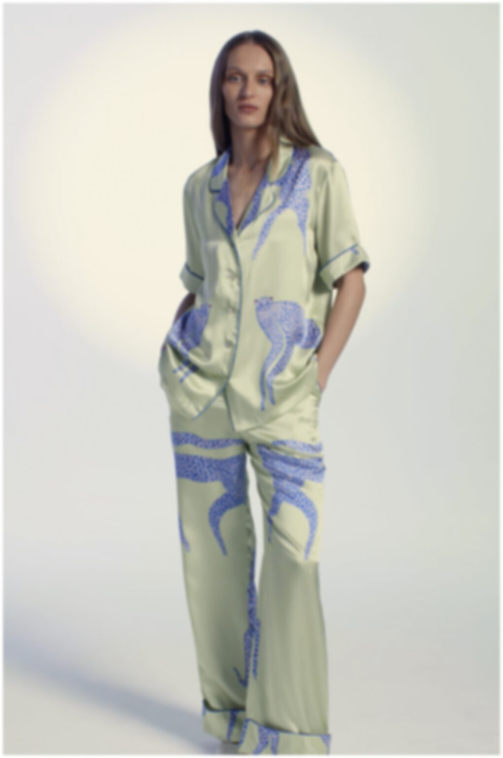 Pink Animal Print Pajamas - polabrand.com